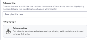 How to Create Role Plays for Your Course